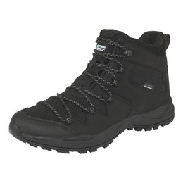 Wanderschuh Icepeak "ANSIO MR", Herren, Gr. 44, schwarz, Synthetik, Textil, Schuhe Wanderschuh, Wasserdicht