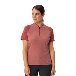 Funktionsshirt Vaude "WOMEN'S TAMARO HZ SHIRT IV", Damen, Gr. 40, rot (brick), Obermaterial: 100% Polyester, Shirts Funktionsshirt, f&uuml;r Radsport und Outdoor-Aktivit&auml;ten, leicht k&uuml;hlend, geruchshemmend