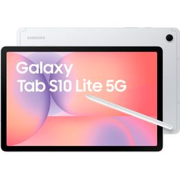 Samsung Tablet "Galaxy Tab S10 Lite", Energieeffizienz: F, silber, 256 GB,mit eSIM, Tablets_EBookReader, Tablet