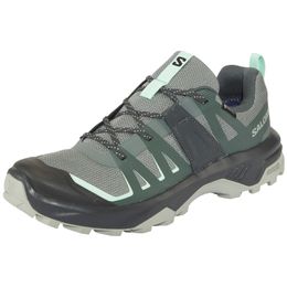Wanderschuh Salomon "EXTEND 2 GORE-TEX", Damen, Gr. 40,5, sedona sage, wrought iron, lichen, Synthetik, Textil, Schuhe Wanderschuh, wasserdicht
