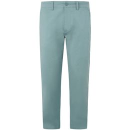 Chinohose Pepe Jeans "Pepe Hose SLIM CHINO 2", Herren, Gr. 33, N-Gr, blau (quay blau), Web, Obermaterial: 98% Baumwolle, 2% Elasthan, slim fit lang, Hosen Chinohose