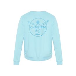 Sweatshirt Chiemsee, Damen, Gr. XL (56/58), tropical breeze, 80% Baumwolle, 20% Polyester, Rundhals, Sweatshirts Sweatshirt