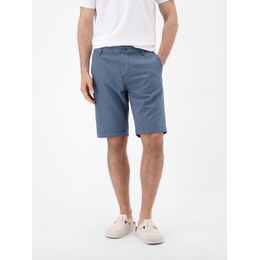 Chinoshorts Lerros "Flexible Chino Bermuda in Strukturqualit&auml;t", Herren, Gr. 33, blau night, 98% Baumwolle, 2% Elasthan, Hosen Chinoshorts