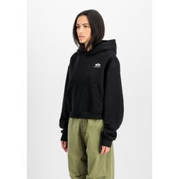 Hoodie Alpha Industries "Basic Hoodie SL W", Damen, Gr. M, schwarz, Obermaterial: 80% Baumwolle, 20% Polyester, loose fit, Sweatshirts Hoodie