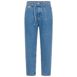 Marc O'Polo 5-Pocket-Jeans MARC O'POLO DENIM, Damen, Gr. 32, L&auml;nge 32, medium blau, Denim/Jeans, Obermaterial: 100% Baumwolle, relaxed fit lang, Jeans 5-Pocket-Jeans