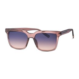 Sonnenbrille Tom Tailor "Modell 676015", Herren, rosa transparent, leicht transparent, Sonnenbrillen Sonnenbrille, Form Karree/Soft, Logoschriftzug auf B&uuml;gel, Kunststofffassung