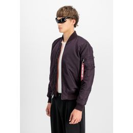 Bomberjacke Alpha Industries "MA-1 VF Vintage Fit 59", Herren, Gr. XL, lila (plum), Obermaterial: 100% Nylon; Futter: 100% Nylon; F&uuml;llung: 100% Polyester, Jacken Bomberjacke