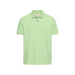 Poloshirt Camel Active, Herren, Gr. S, pistachio gr&uuml;n, Piqu&eacute;, Obermaterial: 100% Baumwolle, unifarben, normal h&uuml;ftbedeckend, Rundhals, B&uuml;ndchen, Shirts Poloshirt, mit Logo-Stickerei
