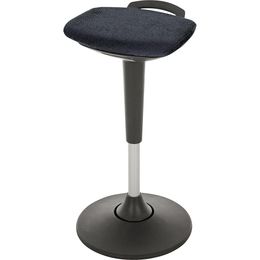 Multibewegliche Stehhilfe, h&ouml;henverstellbar 600 - 840 mm, Bezug schwarz kaiserkraft