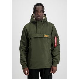 Anorak Alpha Industries "HPO Anorak", Herren, Gr. S, gr&uuml;n (dunkelgr&uuml;n), Obermaterial: 100% Nylon, Futter: 100% Nylon, Jacken Anorak
