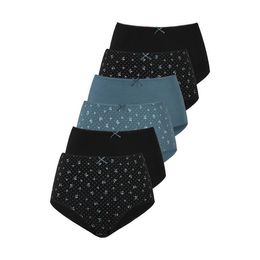PETITE FLEUR BY LASCANA Taillenslip mehrfarbig Gr. 32/34 f&uuml;r Damen. Mit Schleife, Print. K&ouml;rpernah. Nachhaltig.