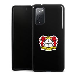 DeinDesign Galaxy S20 FE Handy Silikon H&uuml;lle Case schwarz Handyh&uuml;lle Bayer 04 Leverkusen Official Licensed Product Logo