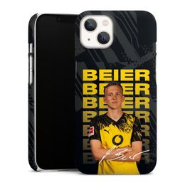 DeinDesign iPhone 13 Handy Premium Case Smartphone Handyh&uuml;lle Schutzh&uuml;lle matt Borussia Dortmund Maximilian Beier Bvb Premium Case