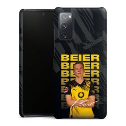 DeinDesign Galaxy S20 FE 5G Handy Premium Case Smartphone Handyh&uuml;lle Schutzh&uuml;lle matt Borussia Dortmund Bvb Maximilian Beier Premium Case