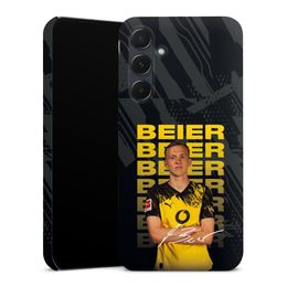 DeinDesign Galaxy A55 5G Handy Premium Case Smartphone Handyh&uuml;lle Schutzh&uuml;lle matt Borussia Dortmund Maximilian Beier Bvb Premium Case