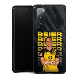 DeinDesign Galaxy S20 FE 5G Handy Silikon H&uuml;lle Case schwarz Handyh&uuml;lle Borussia Dortmund Bvb Maximilian Beier