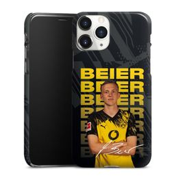 DeinDesign iPhone 11 Pro Handy Premium Case Smartphone Handyh&uuml;lle Schutzh&uuml;lle gl&auml;nzend Borussia Dortmund Bvb Maximilian Beier Premium Case
