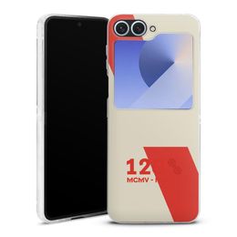 DeinDesign Galaxy Z Flip 6 Handy Hard Case Schutzh&uuml;lle transparent Smartphone Handy H&uuml;lle 120 Years 1. Fsv Mainz 05 E.V. Bundesliga Hard Case
