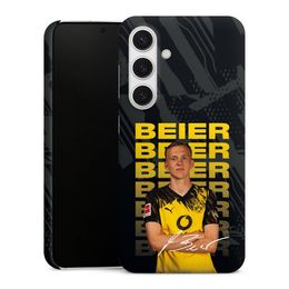 DeinDesign Galaxy S24 Handy Premium Case Smartphone Handyh&uuml;lle Schutzh&uuml;lle matt Borussia Dortmund Maximilian Beier Bvb Premium Case