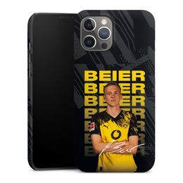 DeinDesign iPhone 12 Pro Max Handy Premium Case Smartphone Handyh&uuml;lle Schutzh&uuml;lle matt Borussia Dortmund Maximilian Beier Bvb Premium Case