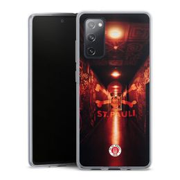 DeinDesign Galaxy S20 FE Handy Silikon H&uuml;lle Case transparent Handyh&uuml;lle Official Licensed Product Fc St. Pauli Silikon Case