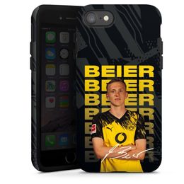 DeinDesign iPhone SE (2020) Handy Panzer Handyh&uuml;lle robuste Outdoor H&uuml;lle Schutzh&uuml;lle matt Borussia Dortmund Maximilian Beier Bvb Tough Case