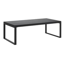 Ambia Garden Loungetisch, Anthrazit, Metall, Glas, rechteckig, U-Form, 120x39x60 cm, Loungem&ouml;bel, Loungetische