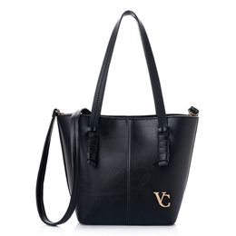 Vince Camuto Schultertasche ''Piedmont'' in Schwarz - (B)30 x (H)23 x (T)14 cm - 61% | Damen-taschen