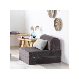 Evila Schlafsessel "Magic" in Anthrazit - (B)65 x (H)57 x (T)78 cm - 73% | Sitzmoebel
