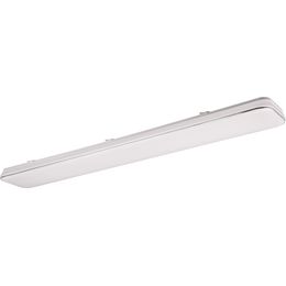 REALITY LEUCHTEN LED Deckenleuchte "BLANCA, elegant schlichte wei&szlig;e LED Deckenlampe, 120x17 cm, warmwei&szlig;", wei&szlig;, 1, H: 6cm, 1 Stk., Leuchten, 3-Stufen dimmbar &uuml;ber Wandschalter, Deckenlampe f&uuml;r B&uuml;ro Flur Treppe, LED Deckenleuchte
