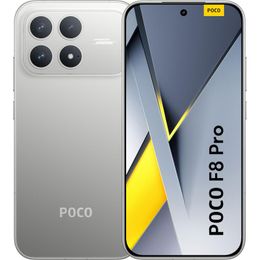 Xiaomi Smartphone &raquo;POCO F8 Pro&laquo; Titanium Silver 6,59" 120Hz POCO HyperRGB AMOLED-Display&sup2;
