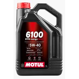 Motul 6100 SYN-NERGY SPEC 5W-40 [5L] 112927 Motor&ouml;l f&uuml;r RENAULT FIAT PEUGEOT ALFA ROMEO VOLVO NISSAN FERRARI CHRYSLER CITROEN PIAGGIO LANCIA SKODA HYU