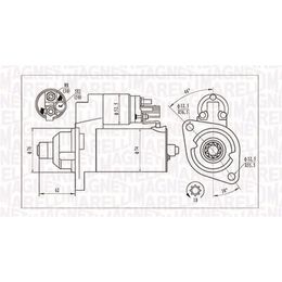 MAGNETI MARELLI Starter 063721323010 f&uuml;r VW