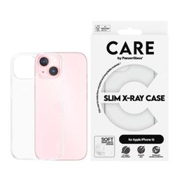 CARE by PanzerGlass Handyh&uuml;lle &raquo;Slim X-Ray Case f&uuml;r Apple iPhone 15 Fashion X-Ray Soft&laquo; Backcover, Schutzh&uuml;lle, Handyschutzh&uuml;lle, Case, Schutzcase, 