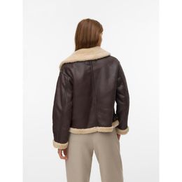V&eacute;ro Moda Vero Moda Damen Kurzjacke &raquo;VMVIRGINIA SHORT JACKET BOO&laquo; farblich abgesetzte Details XS