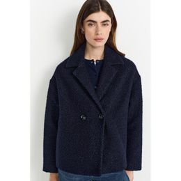 Richroyal Damen RICHROYAL Kurzjacke mit dezenter Teddy-Oberfl&auml;che 42