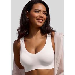Nuance Damen Bralette-BH SEAMLESS, ohne B&uuml;gel mit herausnehmbaren Kissen, Basic wei&szlig; M (40/42), N-Gr