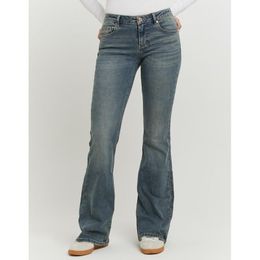 Tally Weijl Damen Bootcut-Jeans &raquo;SPADESASSY2&laquo; Baumwollmischung, Low Waist 40, N-Gr