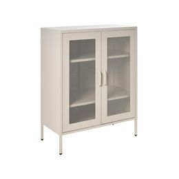 Beliani Sideboard WAKATIPU in Beige - (W) 80 x (H) 102 x (L) 40 cm | Gr.: onesize