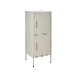 Beliani B&uuml;roschr&auml;nke HURON in Beige - (W) 40 x (H) 102 x (L) 40 cm | Gr.: onesize
