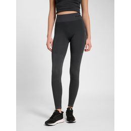 Hummel Leggings Hmlclea Multisport Damen in EBONY | Gr.: M