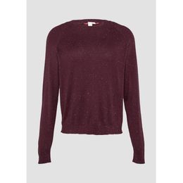 QS Strickpullover in 49W0_lila | Gr.: M