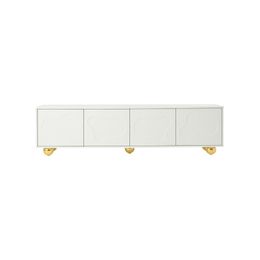 ABRIHOME Fernsehschrank TV Schrank in Wolkenform Geeignet f&uuml;r 75 Zoll 180*40*45cm | Gr.: onesize