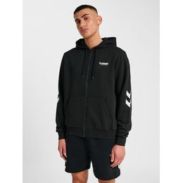 Hummel Rei&szlig;verschluss Kapuzenpullover Hmllegacy Herren in BLACK | Gr.: L