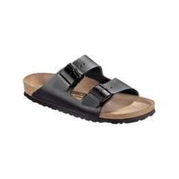 Birkenstock Sandale Arizona Naturleder schmal in schwarz | Gr.: 37