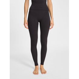 Hummel Leggings Hmlyoga Multisport Damen in BLACK MELANGE | Gr.: XS