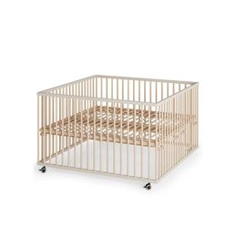 S&auml;mann Laufgitter XXL Lattenrost sahara dust/natur Premium Kollektion | Gr.: 100x100 cm