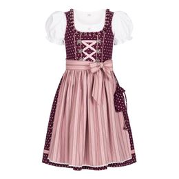 N&uuml;bler N&uuml;bler Kinderdirndl 3-teilig Nabilia in Weinrot | Gr.: 68