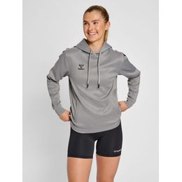 Hummel Verstellbare Taille Kapuzenpullover Hmlcore Damen in GREY MELANGE | Gr.: S