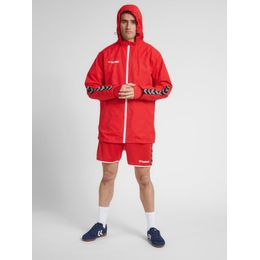 Hummel Rei&szlig;verschluss Jacke Hmlauthentic Herren in TRUE RED | Gr.: M